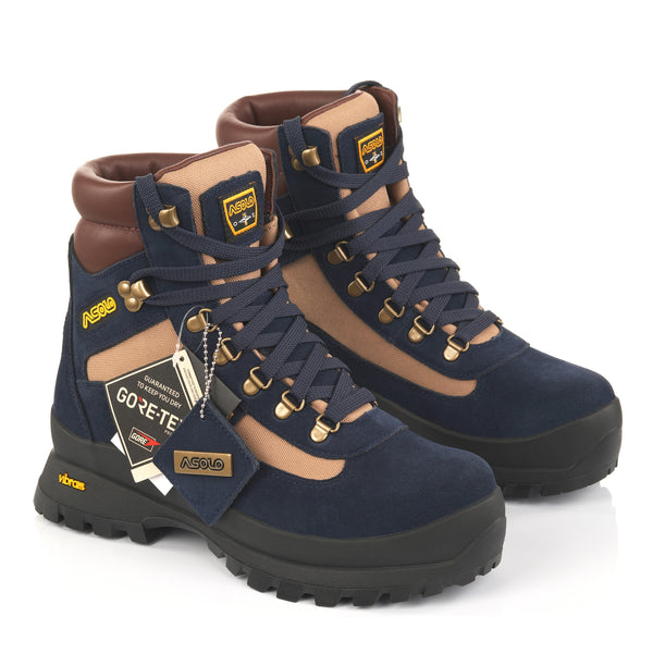 WOMENS ASOLO SWAMP GTX, NAVY - BEIGE - Asolo Lifestyle